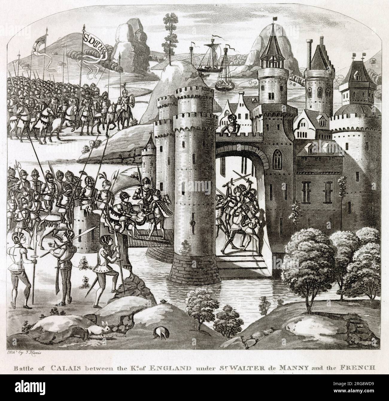 After a siege lasting almost a year, Calais is forced to surrender to ...