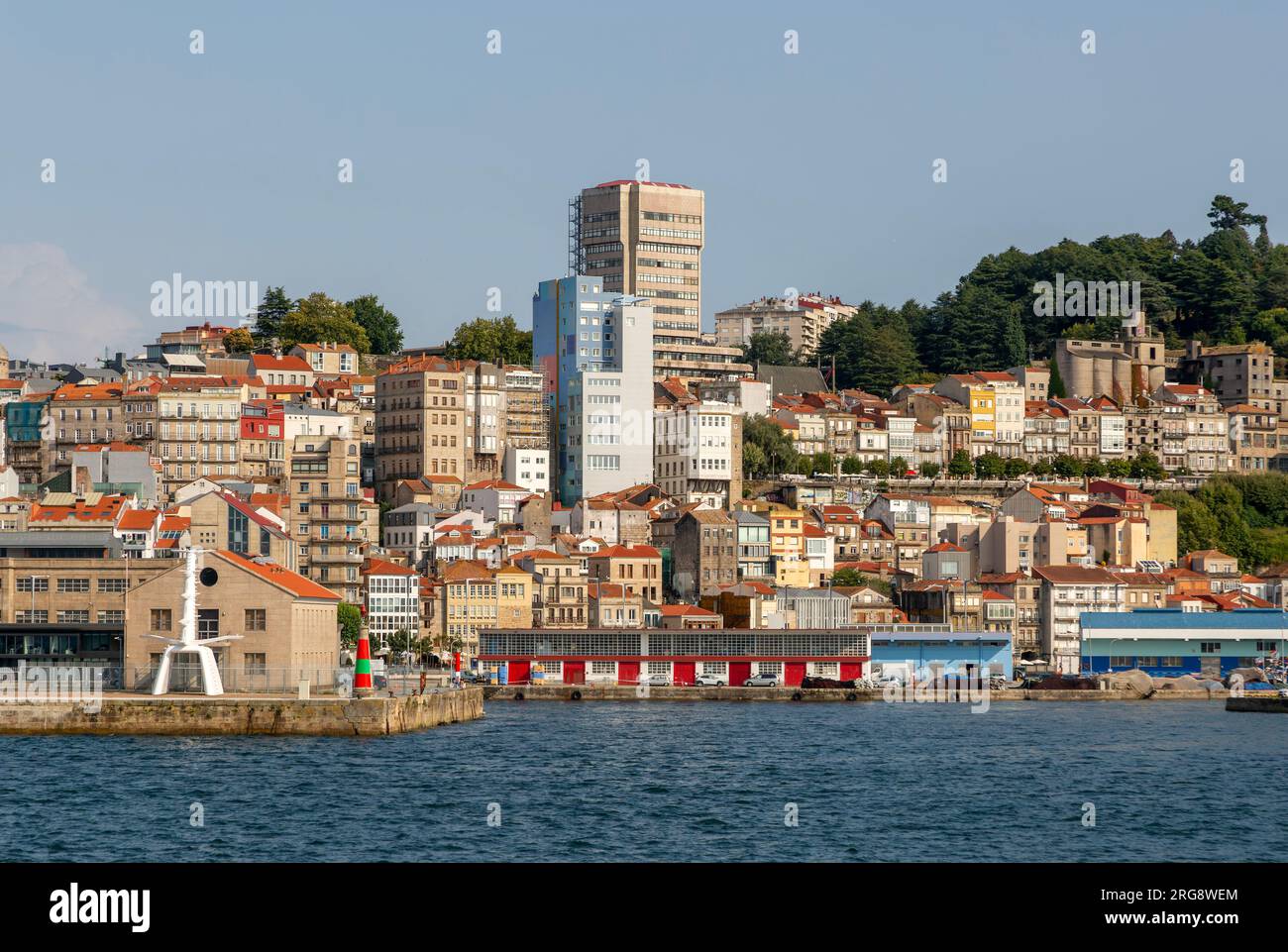 City centre and port of Vigo, Galicia, Spain Stock Photo - Alamy