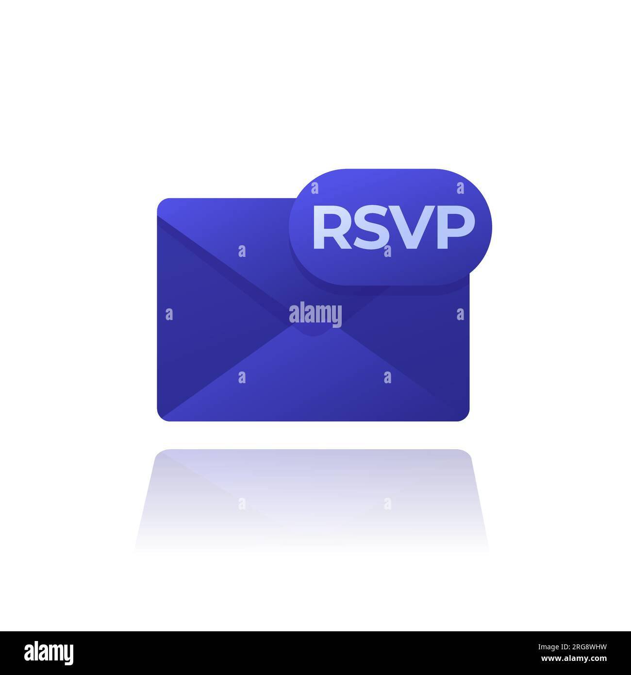 Envelope card icon over Stock Vector Images - Alamy