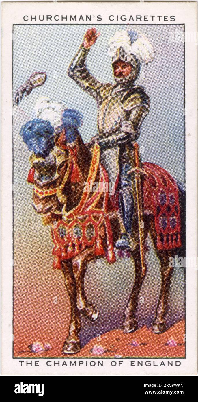 The Champion of England, head of the House of Dymoke, Lincolnshire - it ...