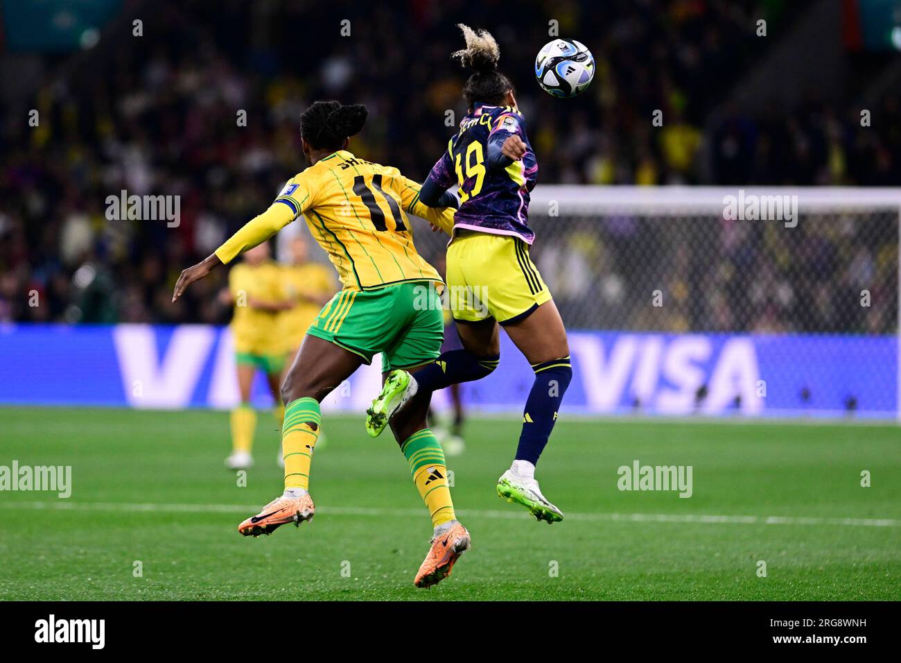 Melbourne, Australia, August 8th 2023: Khadija Shaw (Jamaica 11) and ...