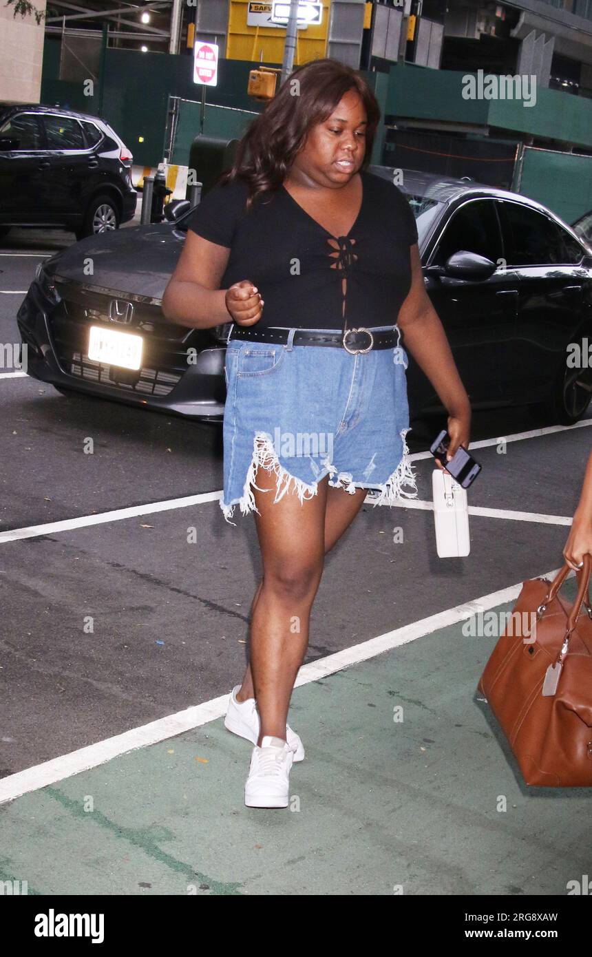 NEW YORK, NY AUGUST 7: Amber Riley at Watch What Happens Live with Andy ...