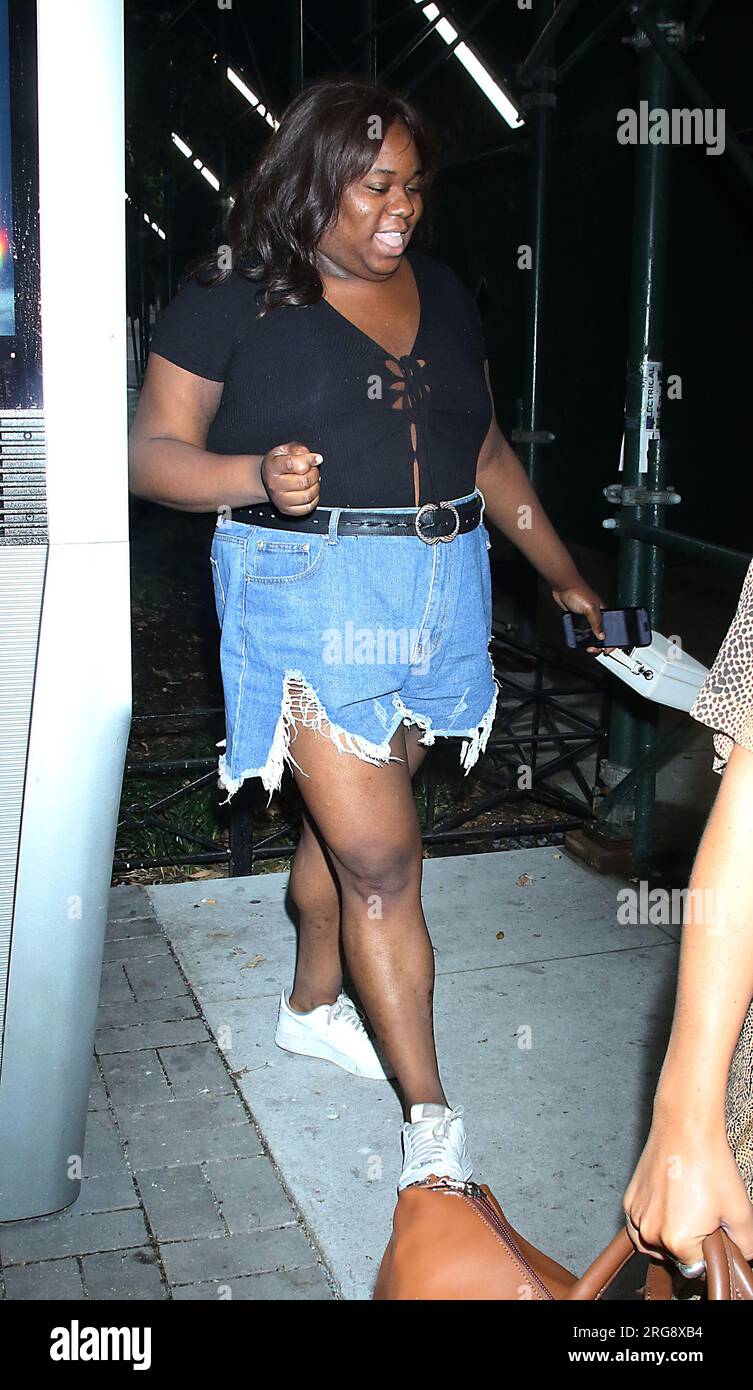 NEW YORK, NY AUGUST 7: Amber Riley at Watch What Happens Live with Andy ...