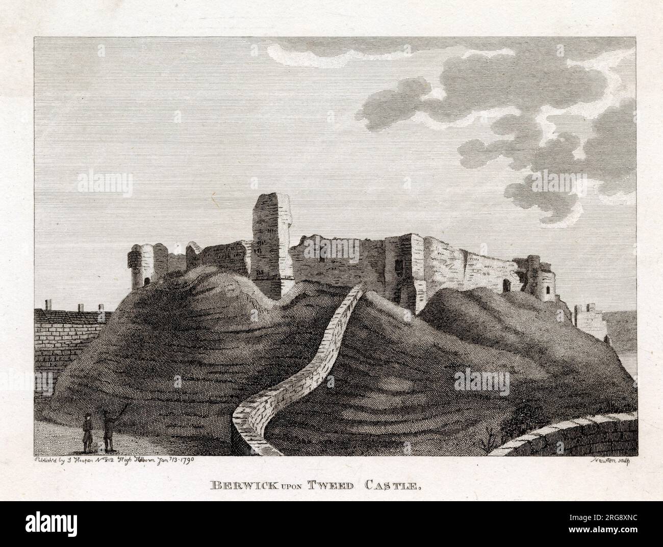 Berwick castle and ramparts hi-res stock photography and images - Alamy