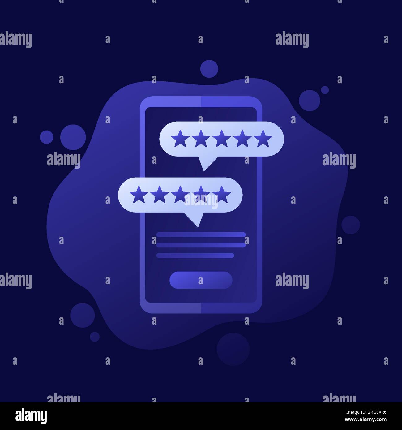 mobile app review icon, vector design Stock Vector Image & Art - Alamy