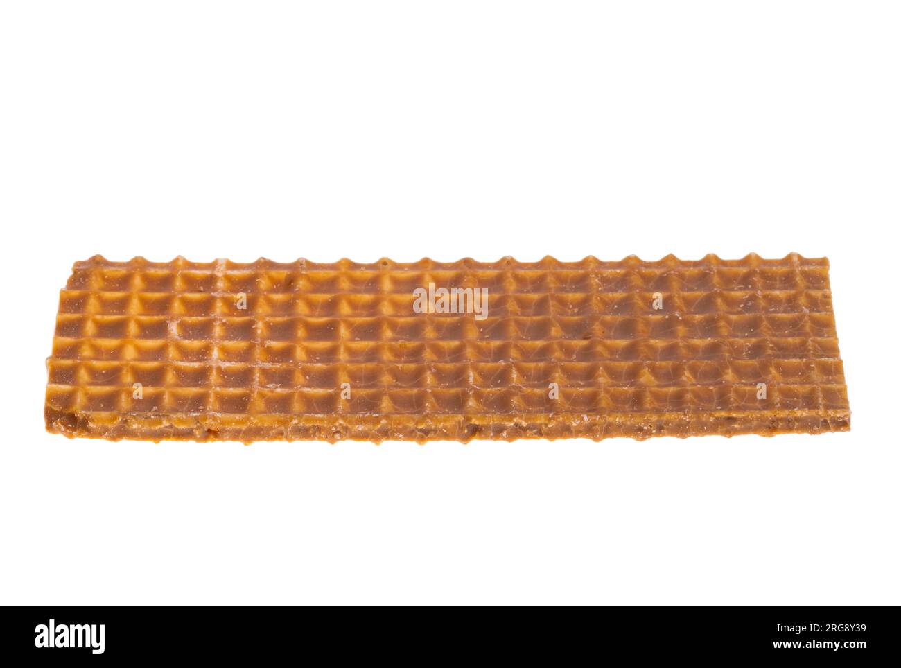 waffles with toffee isolated on white background Stock Photo - Alamy