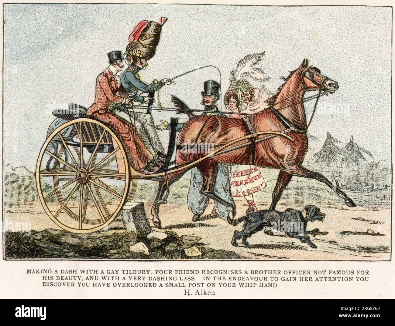This light open two-wheel vehicle is fashionable in the early 19th ...