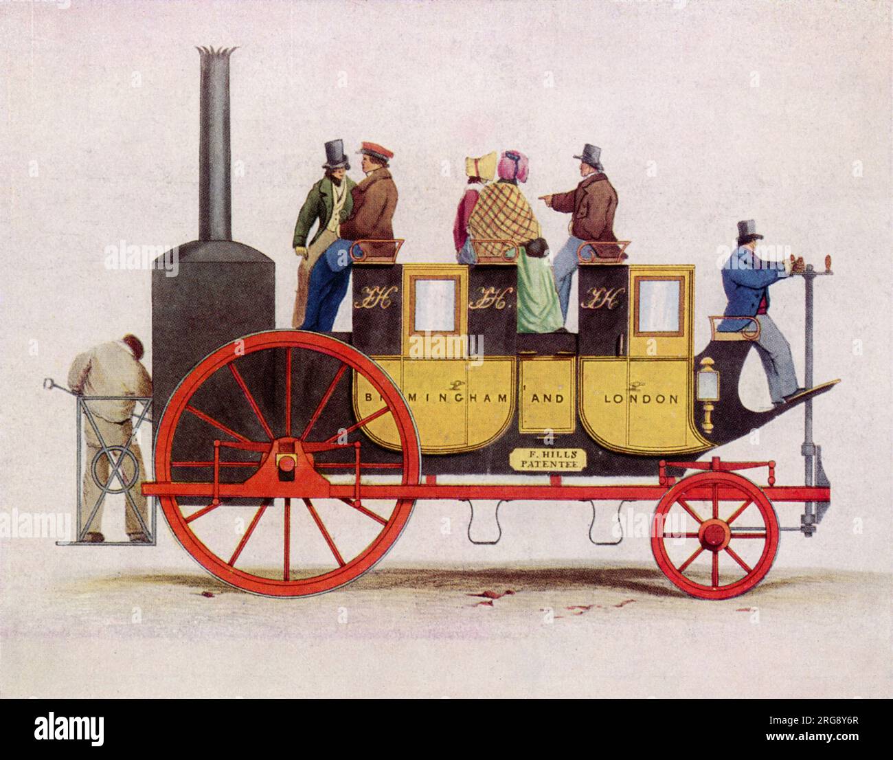 Mr F Hill's steam carriage project is intended to replace the horse ...