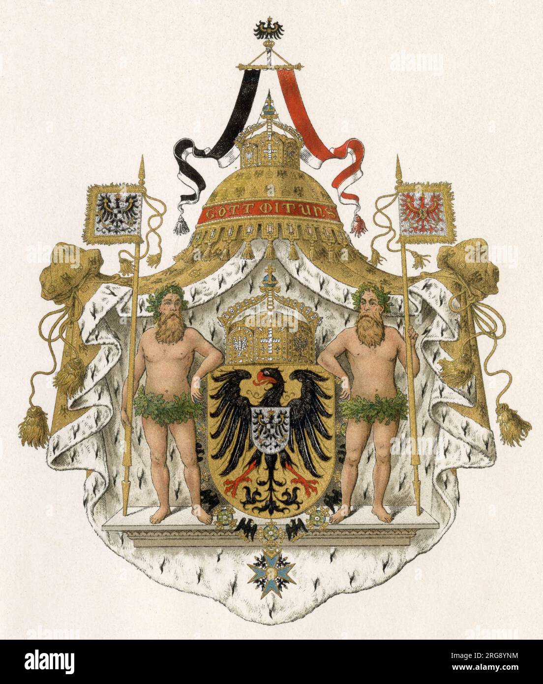 'Das grosse Kaiserwappen' - the imperial German coat of arms, whereon ...