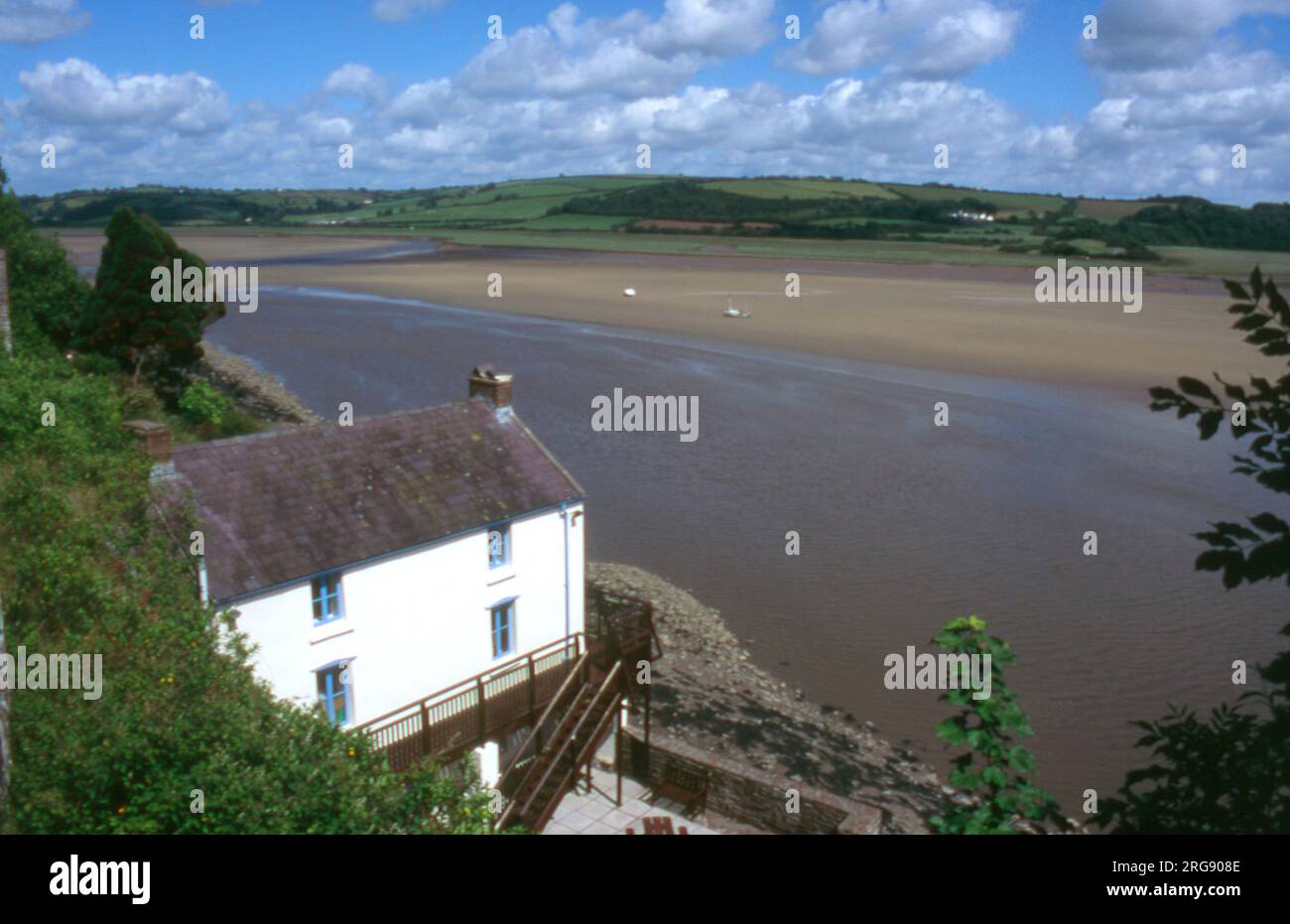 DYLAN THOMAS The Boat House, home of the Welsh poet Dylan Thomas, at ...