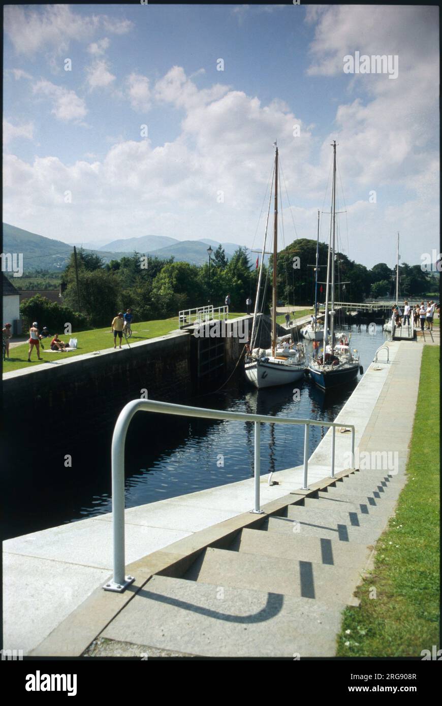 'Neptune's Staircase', Fort William, part of the Caledonian Canal ...
