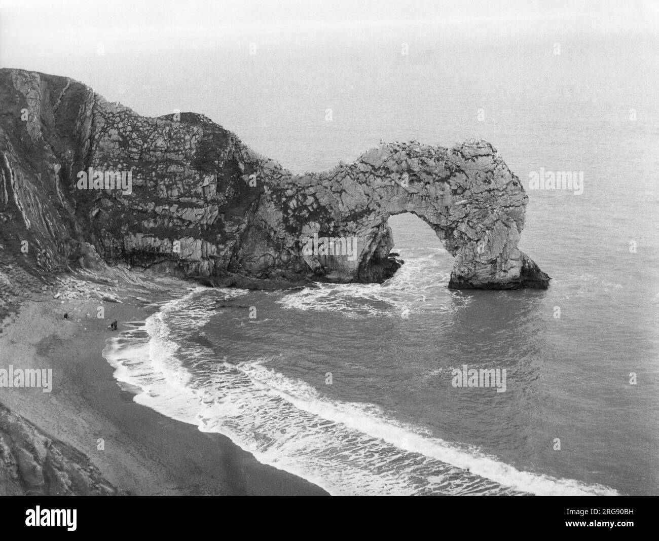 A striking impression of the Dorset (England) coastline, with its ...