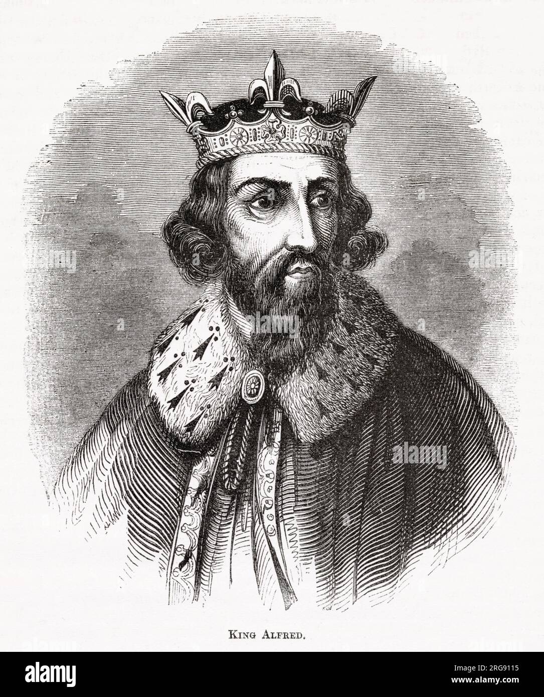 Alfred the Great (848/49 - 899), king of the West Saxons from 871 to c ...