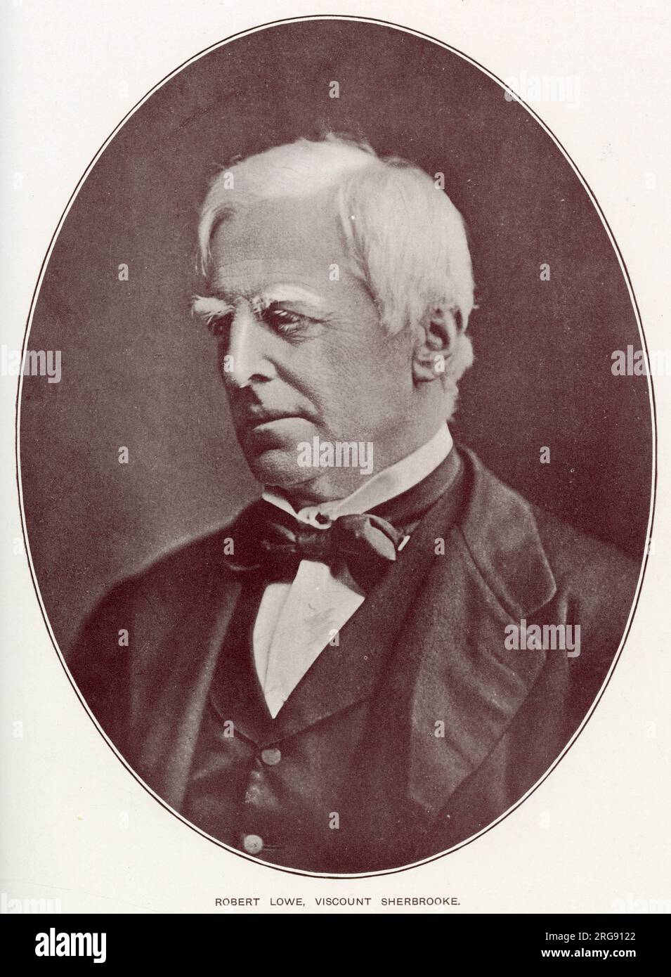 Robert Lowe, 1st Viscount Sherbrooke (1811 - 1892), British statesman ...