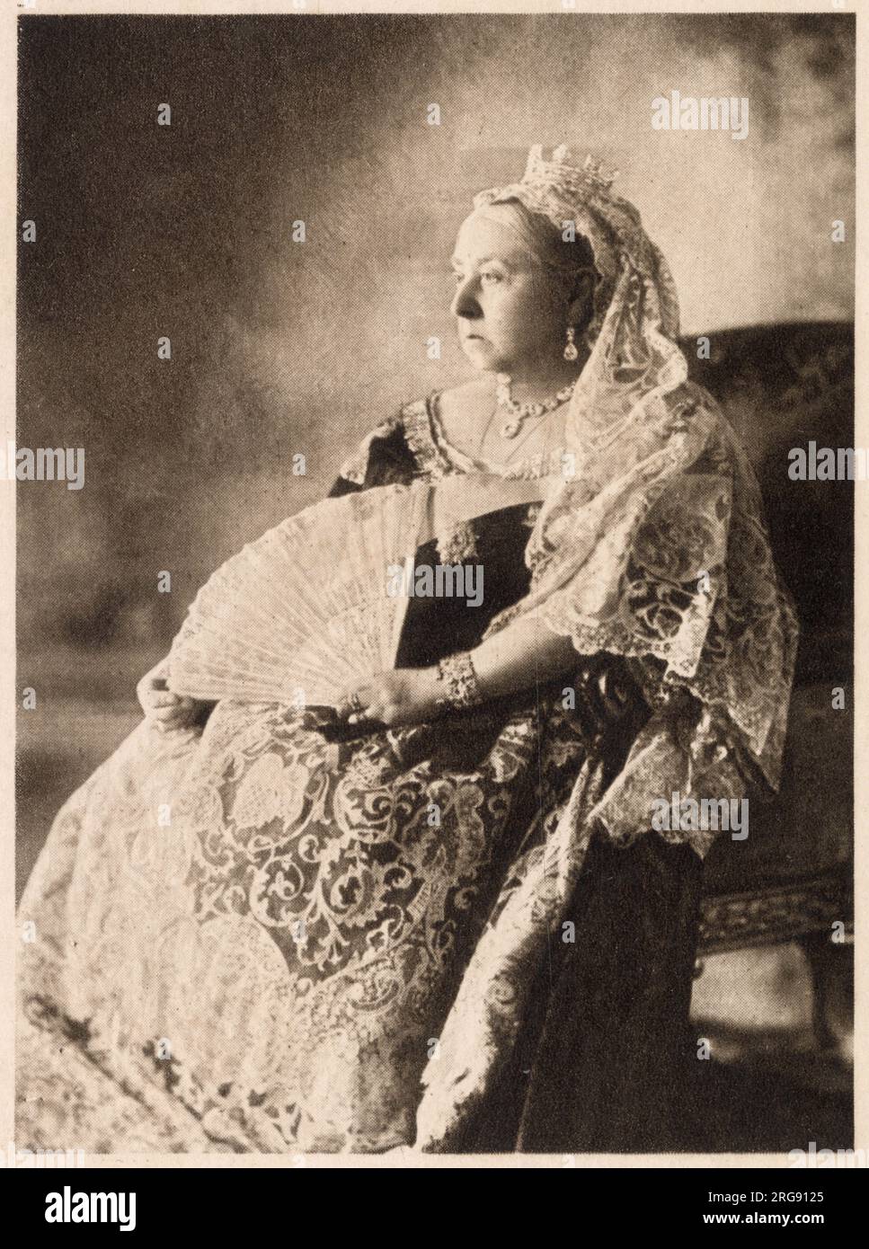 Queen Victoria I (1819 - 1901), wearing her State robes, Queen of the ...