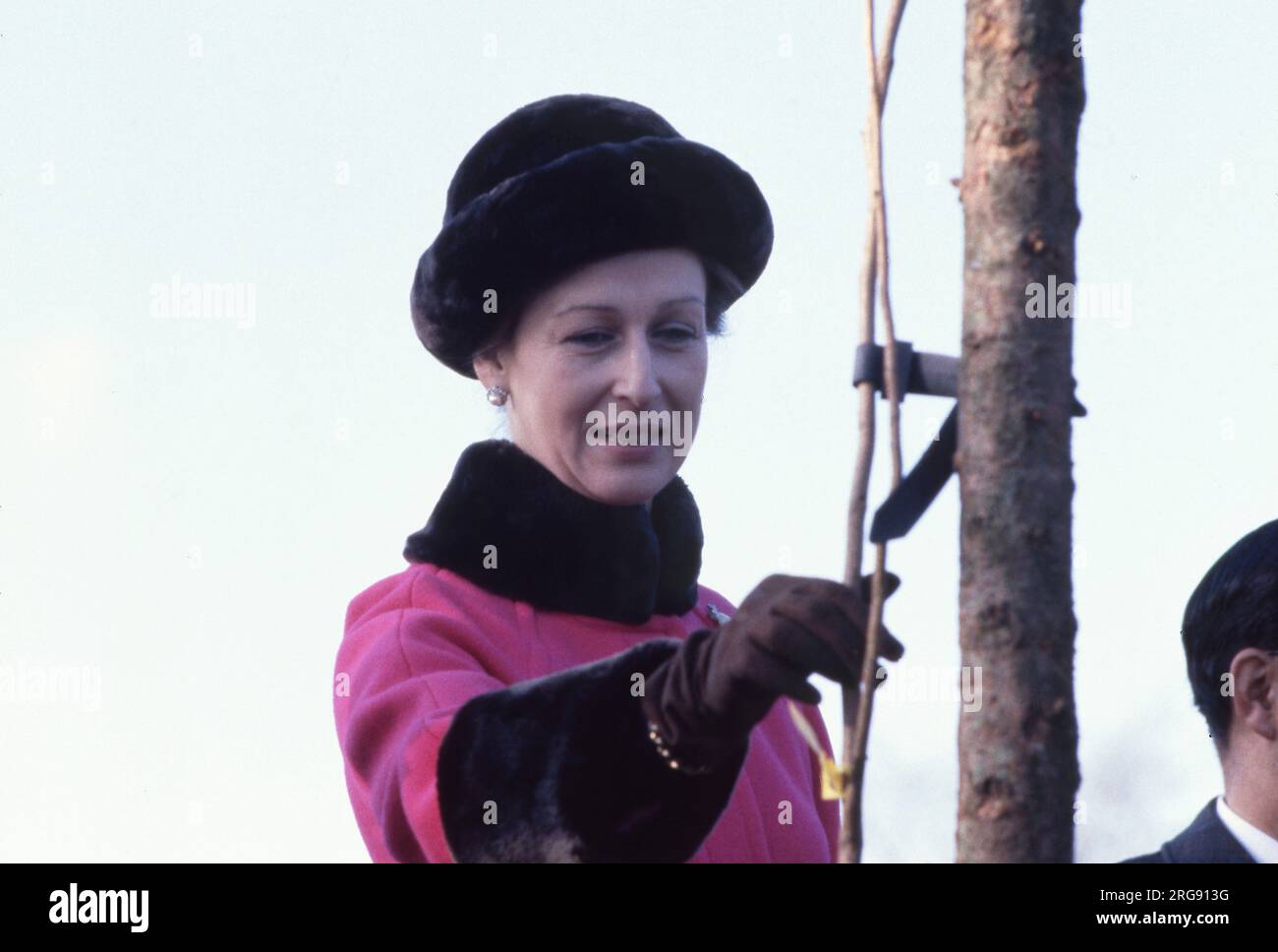 Princess Alexandra, The Honourable Lady Ogilvy tree planting in ...