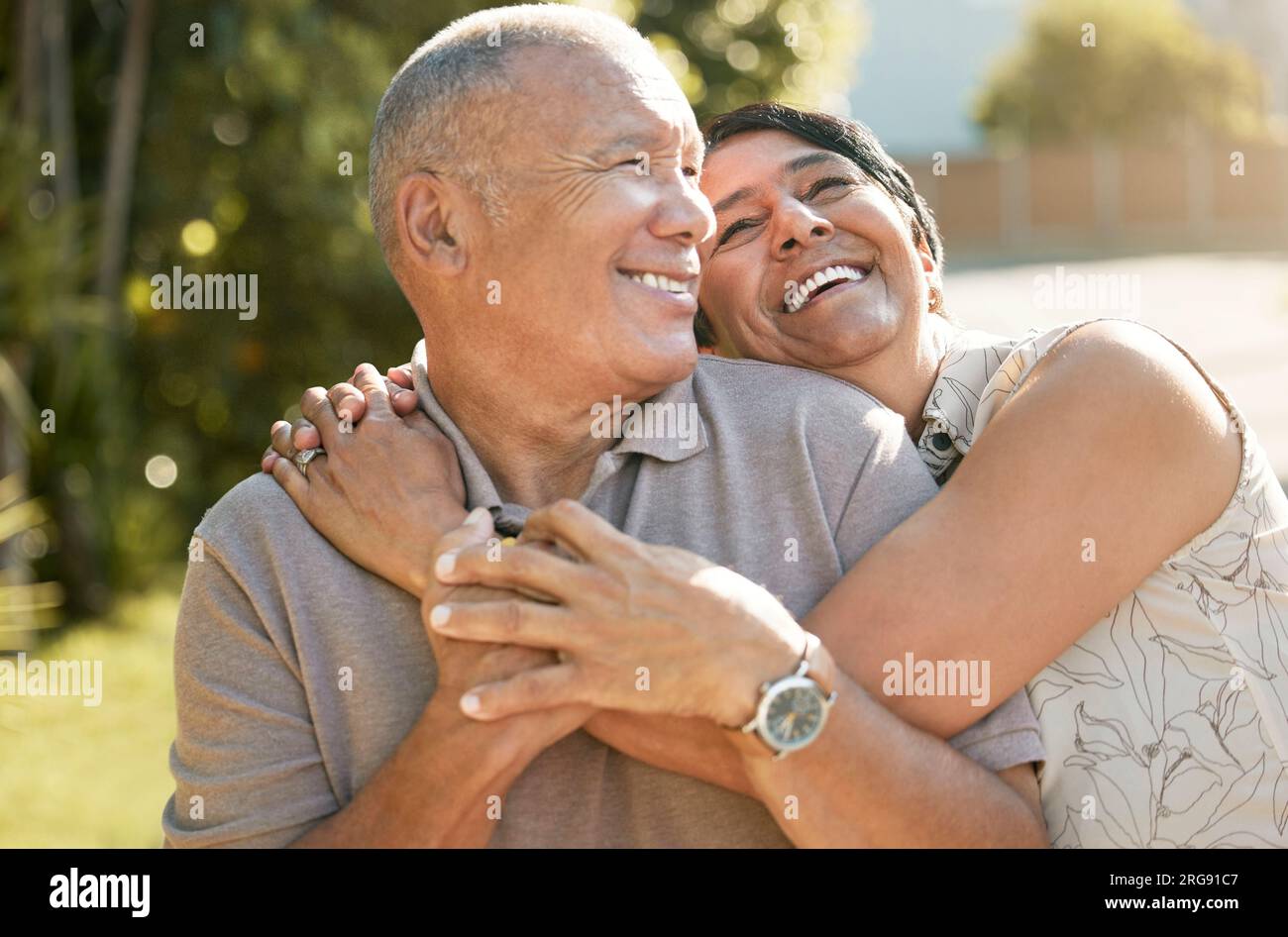 Funny Old Couple In Love