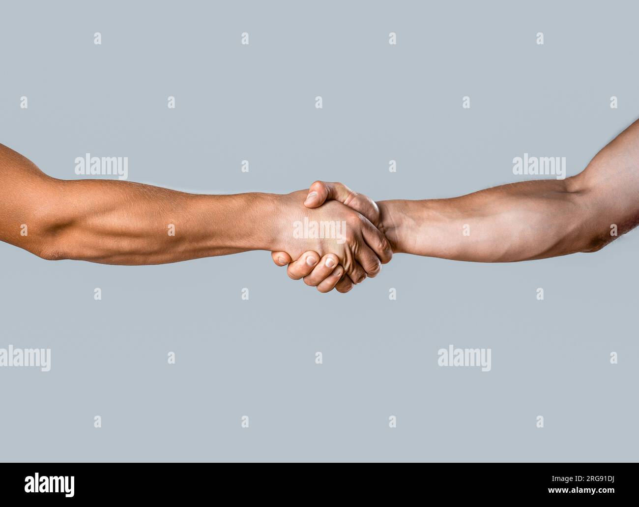 Business handshake and business people concepts. Two men shaking hands ...
