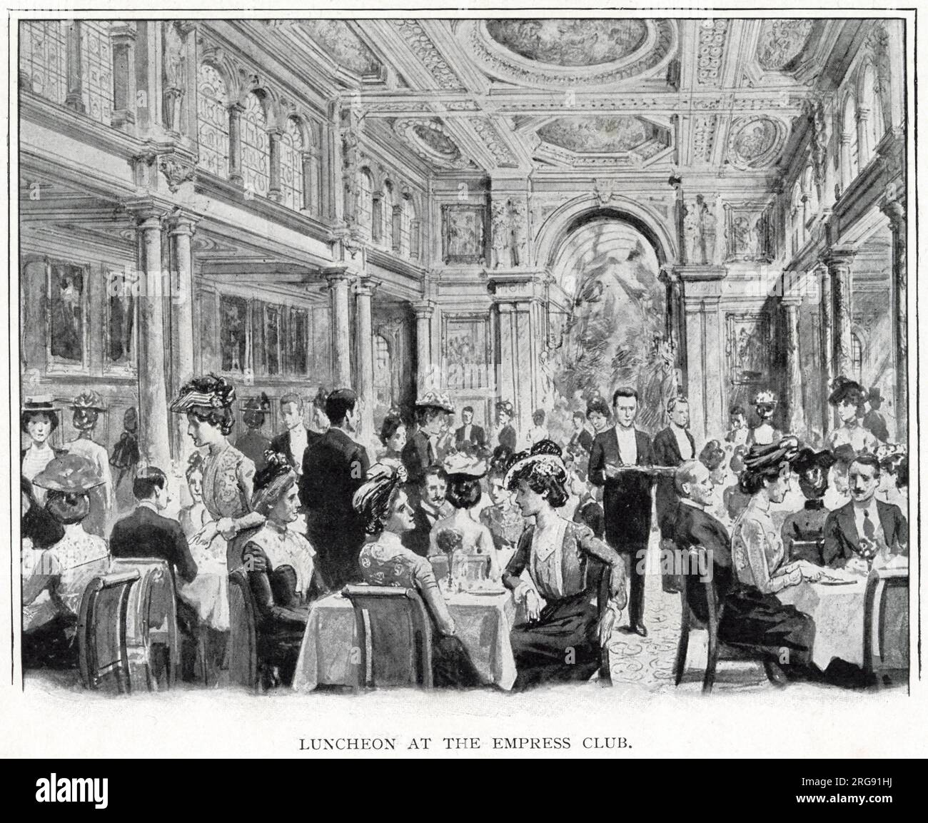 The dining room at the Empress Club, sitting between Dover Street and ...