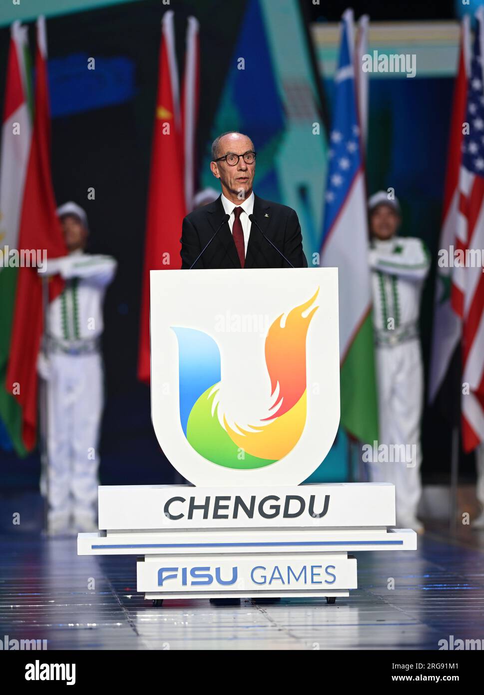 Chengdu, China's Sichuan Province. 8th Aug, 2023. The FISU Acting ...