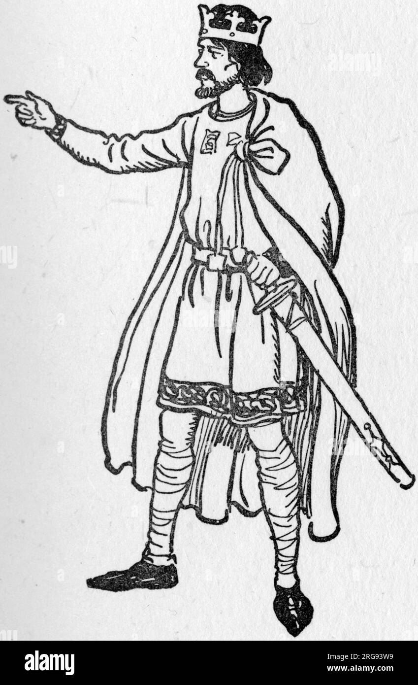 Canute the great Black and White Stock Photos & Images - Alamy