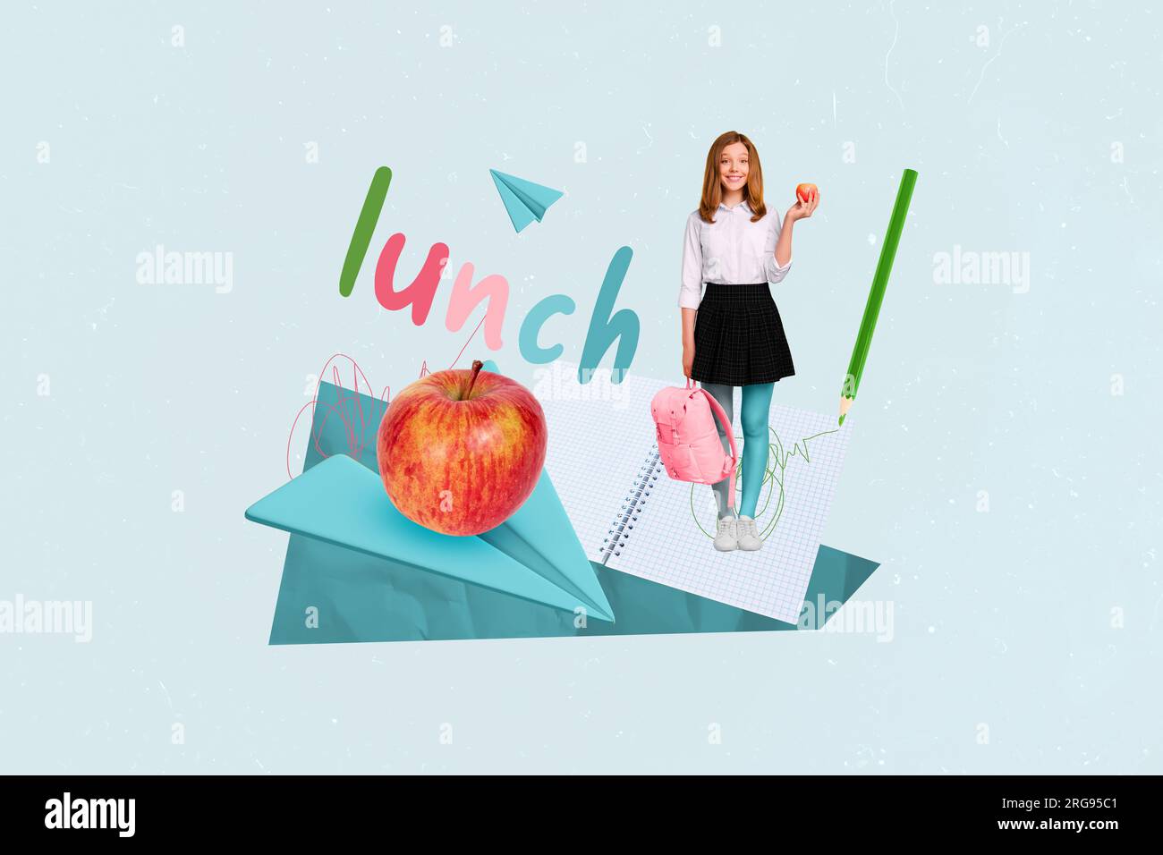 Girl with different colors legs lunch eating tasty red natural juicy ...