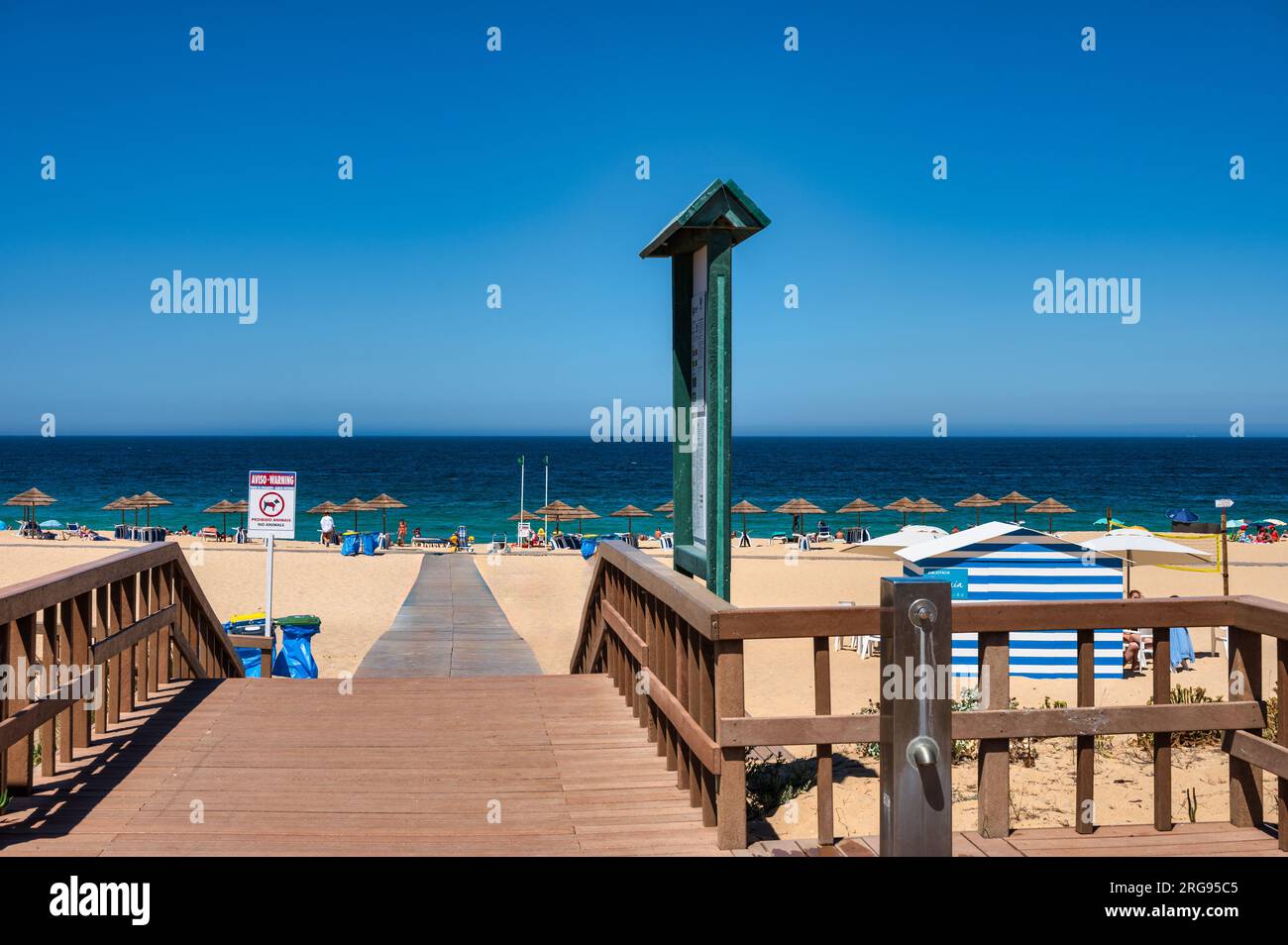 Alentejo, Portugal. 01 August 2023. View of Melides beach in Alentejo ...