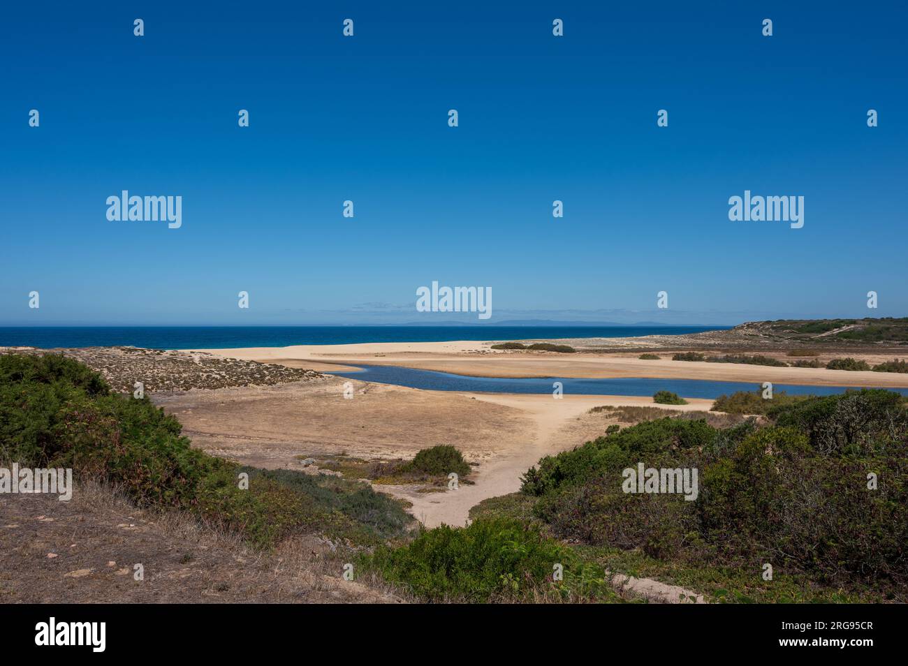 View of Melides beach in Alentejo coast in Portugal Stock Photo - Alamy