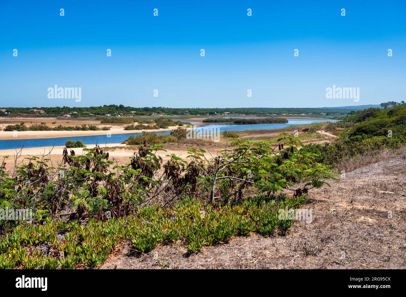 View of Melides beach in Alentejo coast in Portugal Stock Photo - Alamy