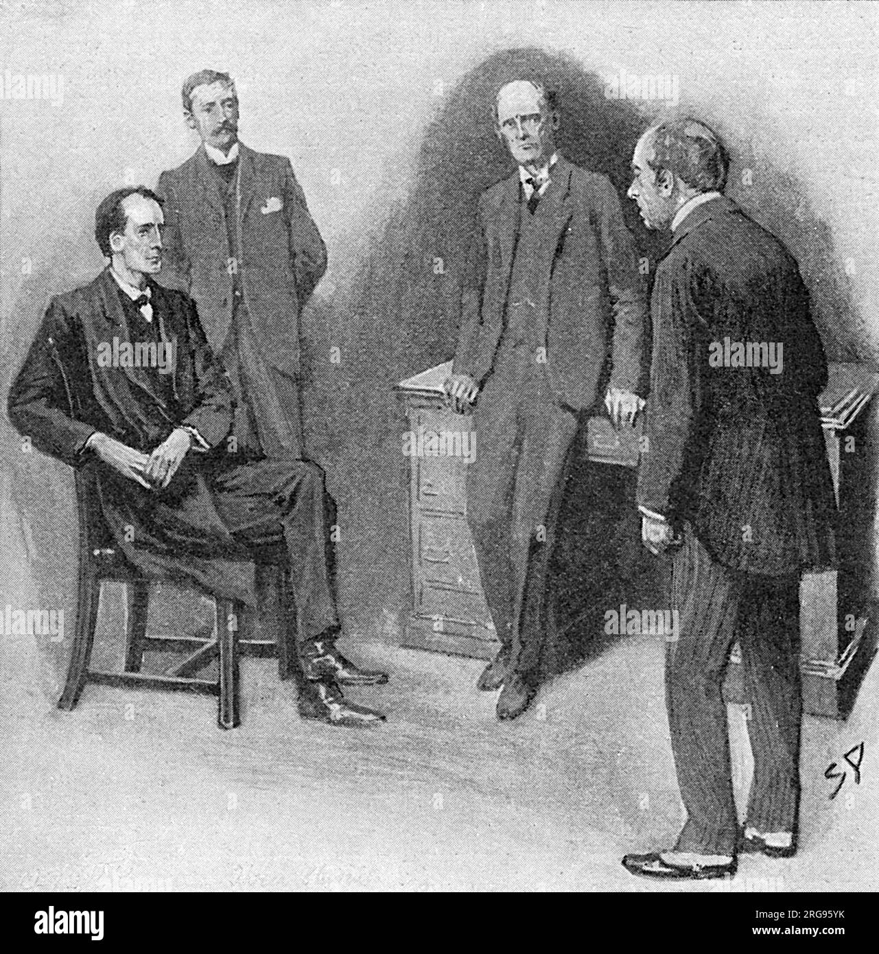 The Return of Sherlock Holmes, the Adventure of the Three Students, a ...