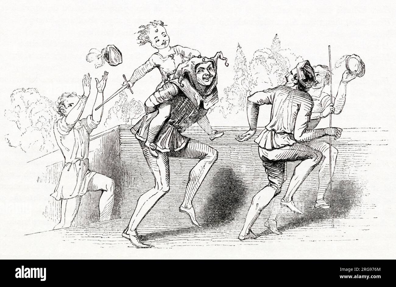 Illustration by Kenny Meadows to Hamlet, Prince of Denmark, by William ...