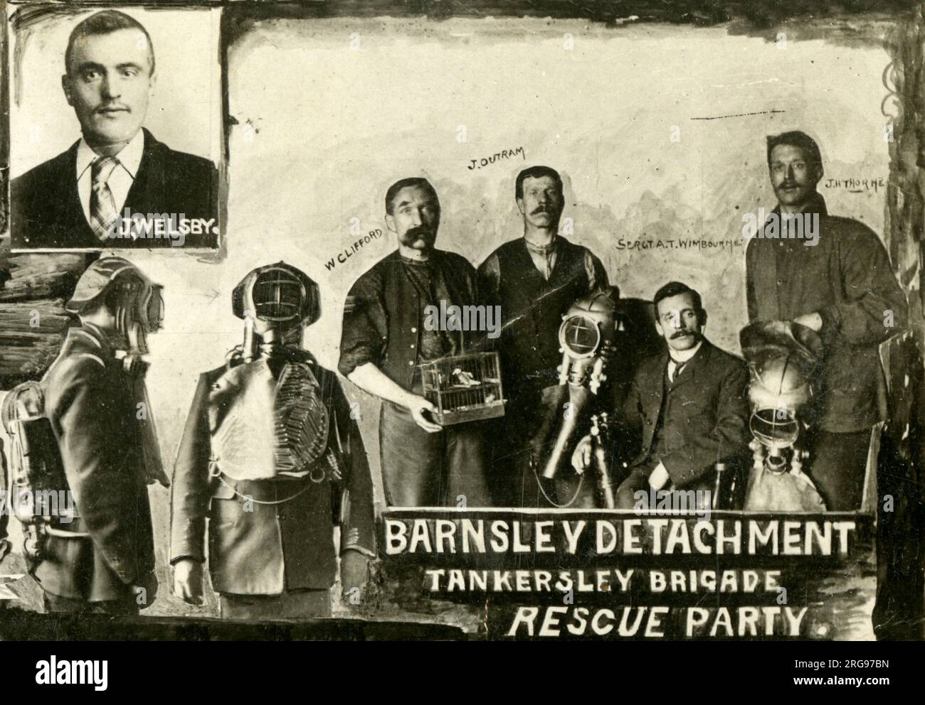 Mine Fire at the Hamstead Colliery, Great Barr, Birmingham on 4th March ...