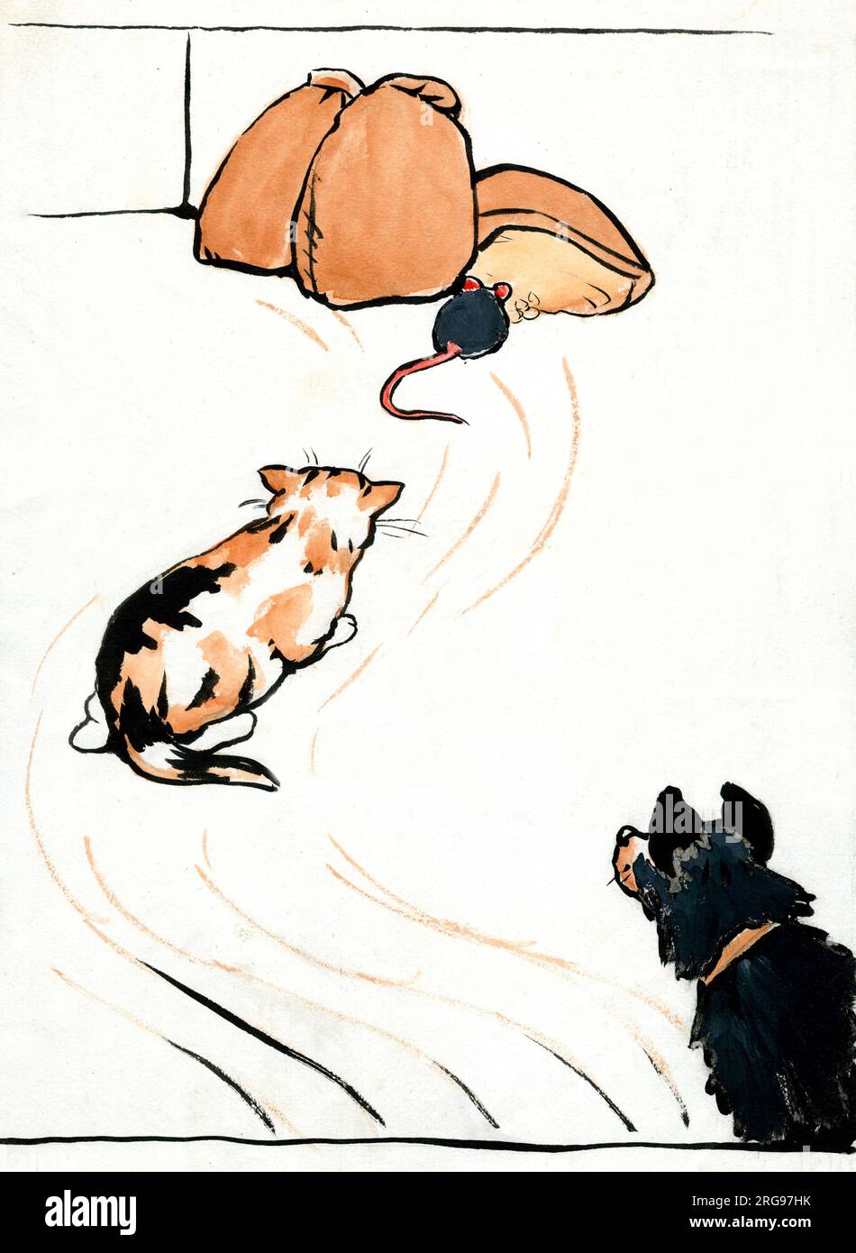 Animal Farm Snowball Chased By Dogs