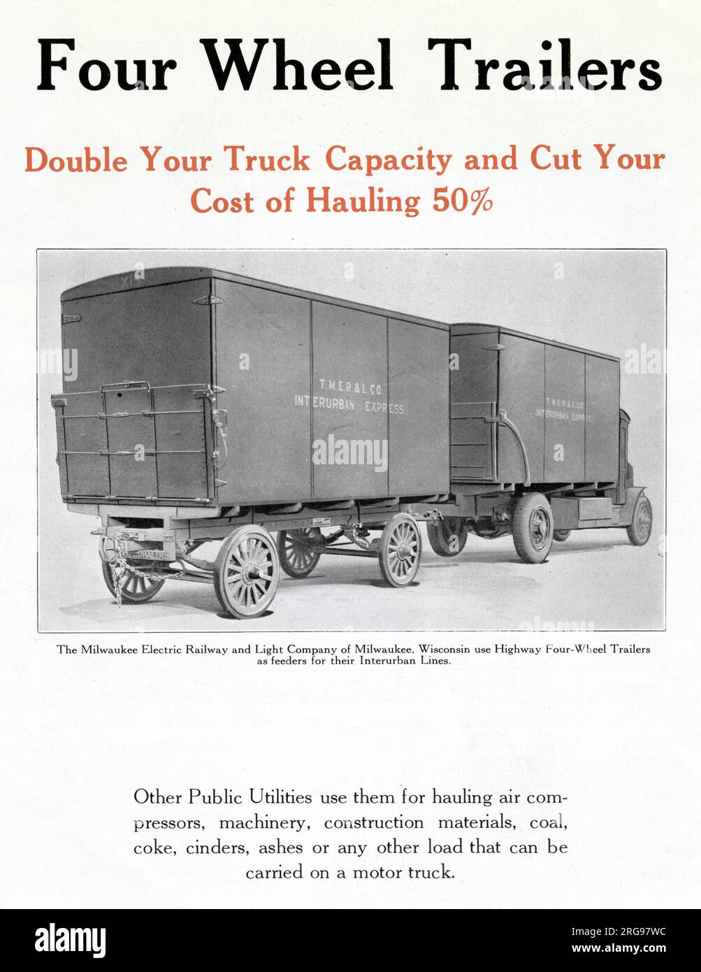 Four Wheel Trailers double your truck capacity and cut your cost of ...