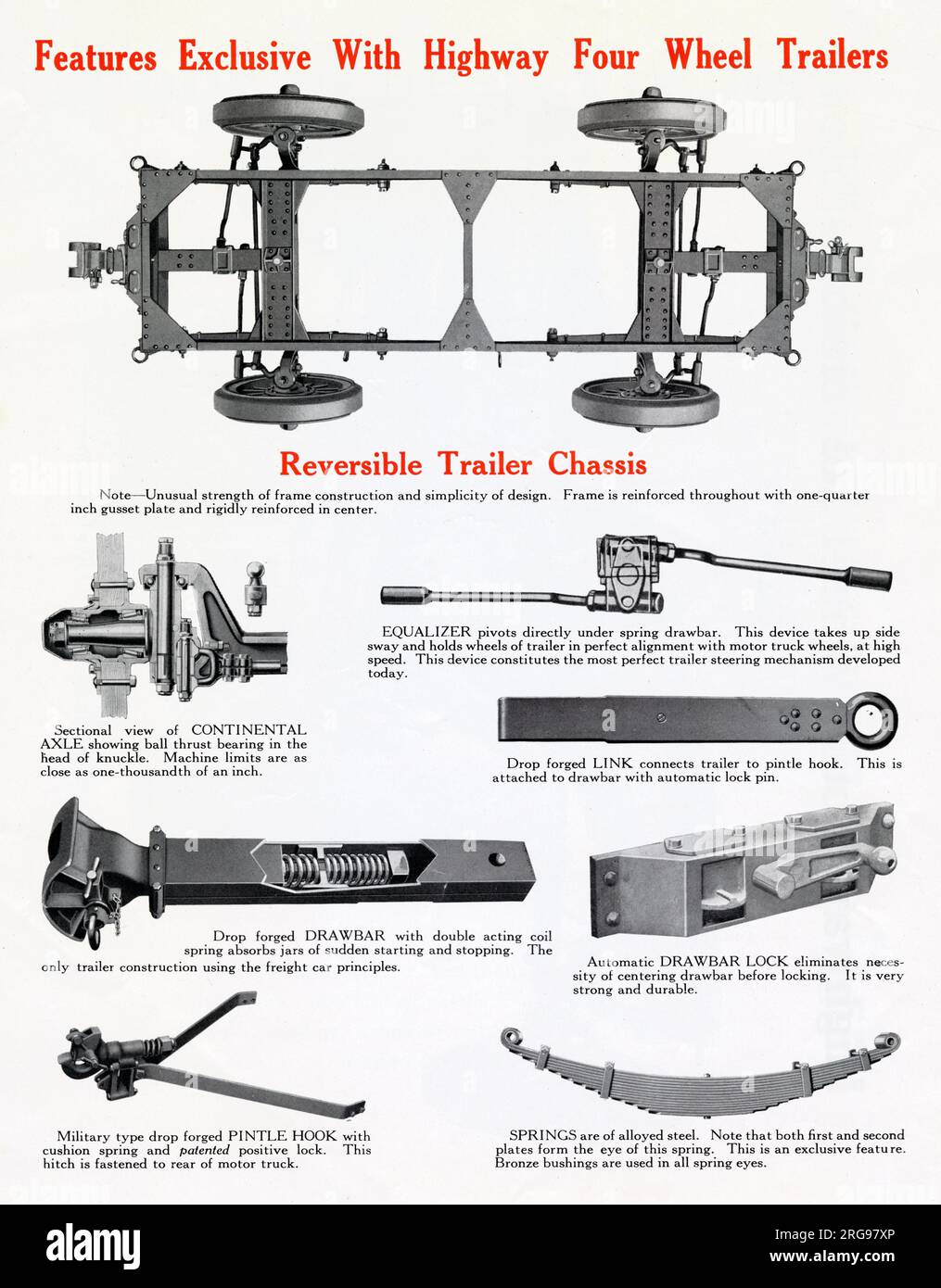 Four wheel trailer hi-res stock photography and images - Alamy