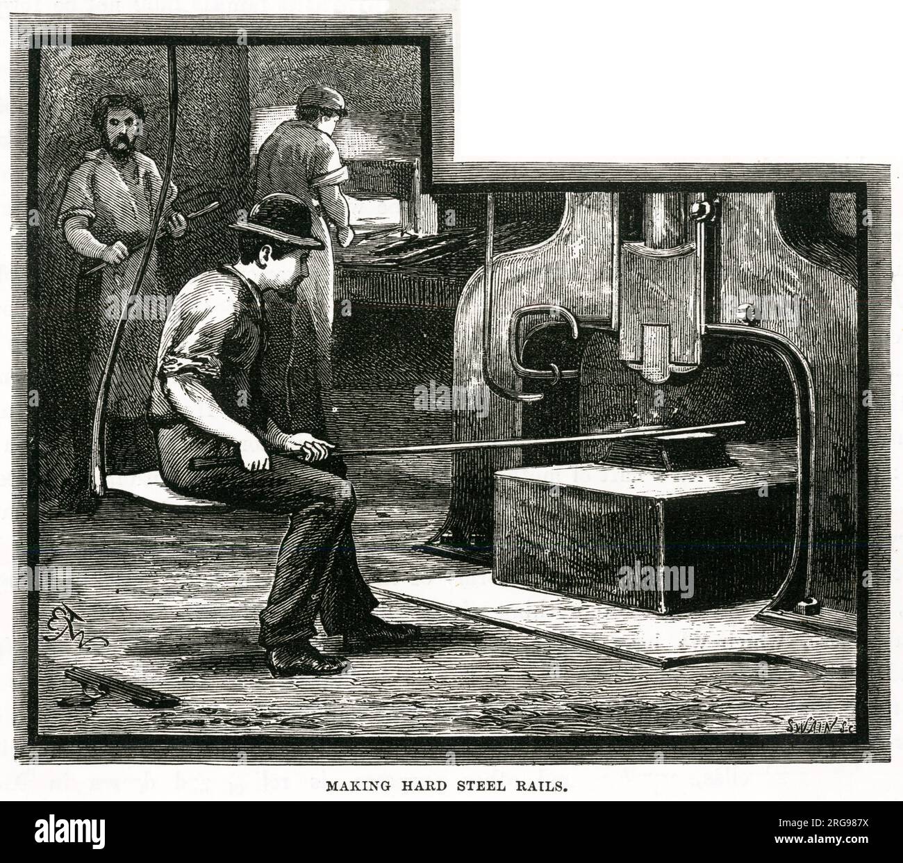 Steel works factory Cut Out Stock Images & Pictures - Alamy