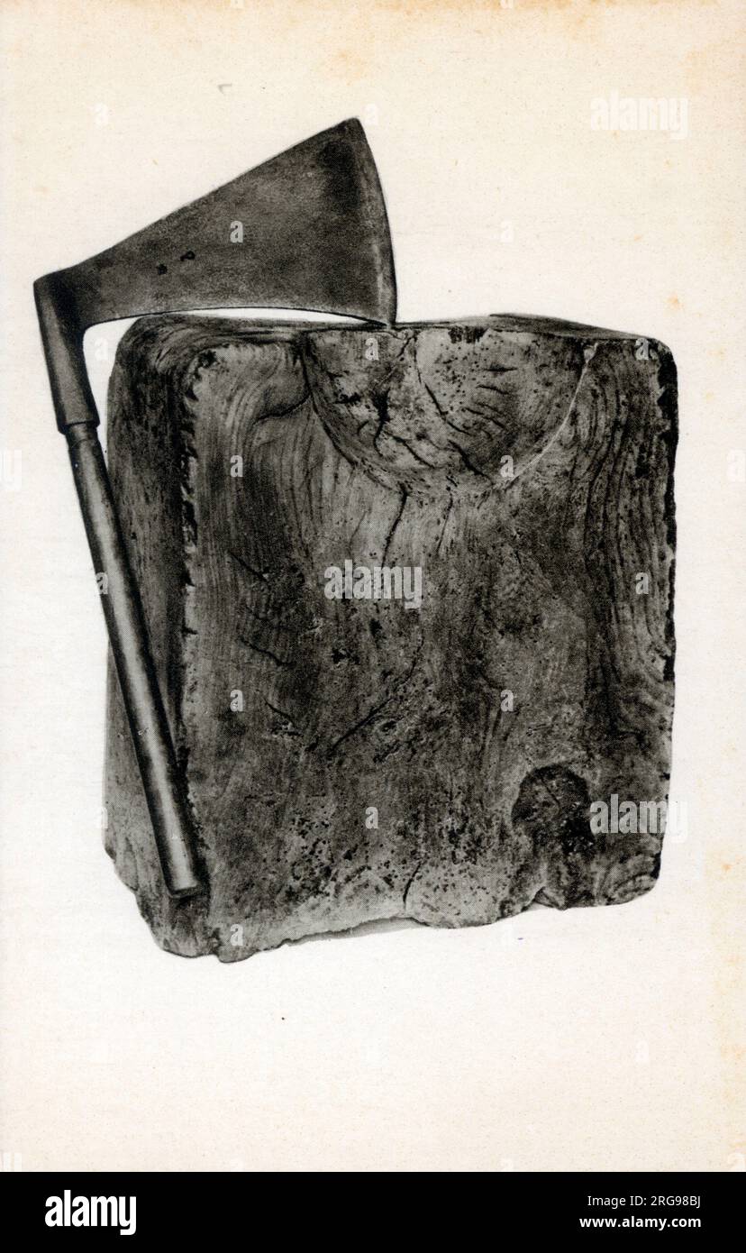 Execution block and axe hi-res stock photography and images - Alamy