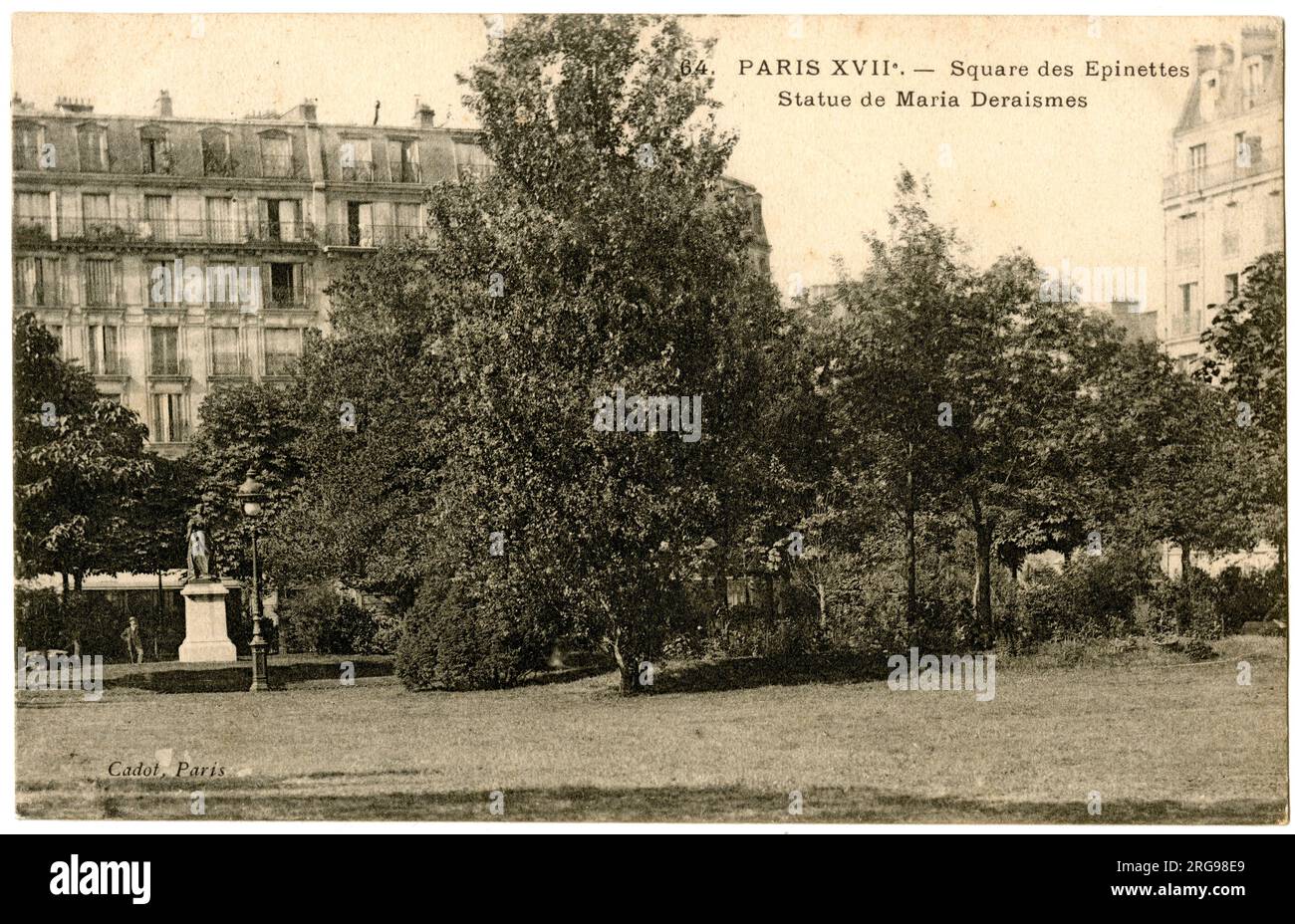 Statue to Maria Deraismes (1828-1894), champion of women's rights ...