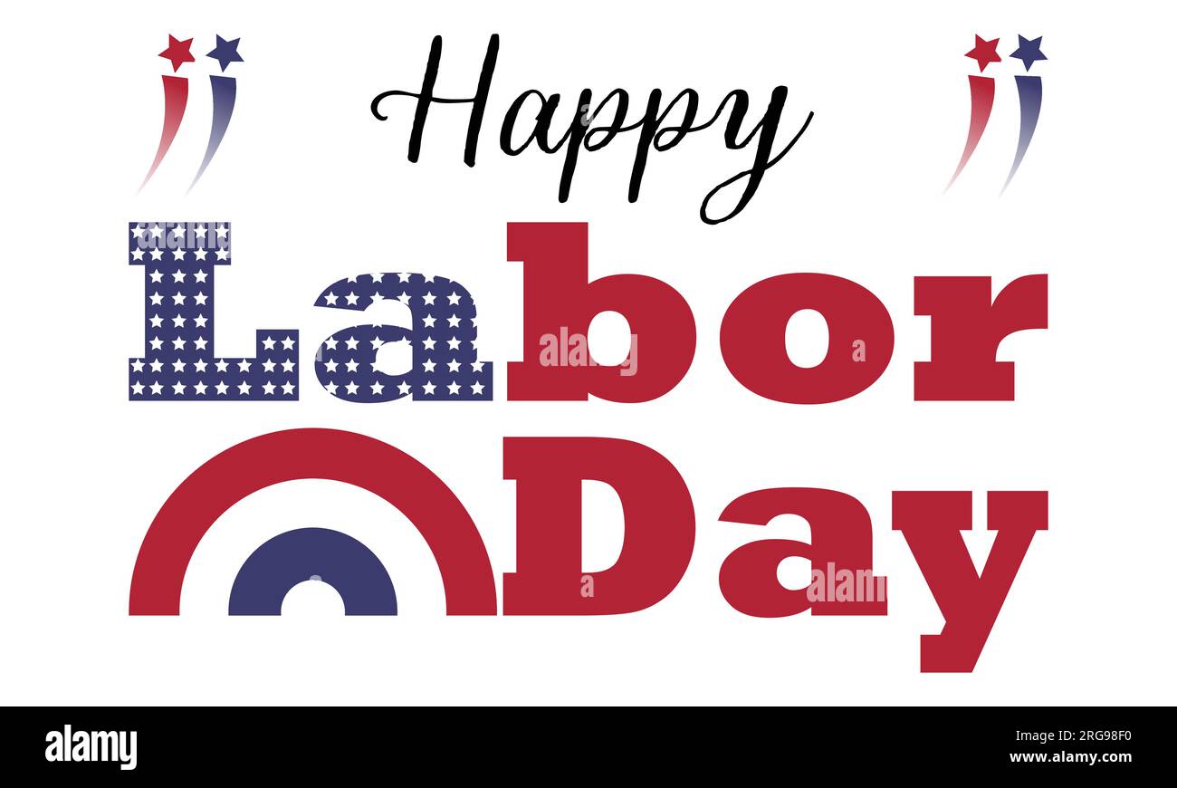 Happy Labor Day greeting banner . Happy Labor Day background. Greeting ...