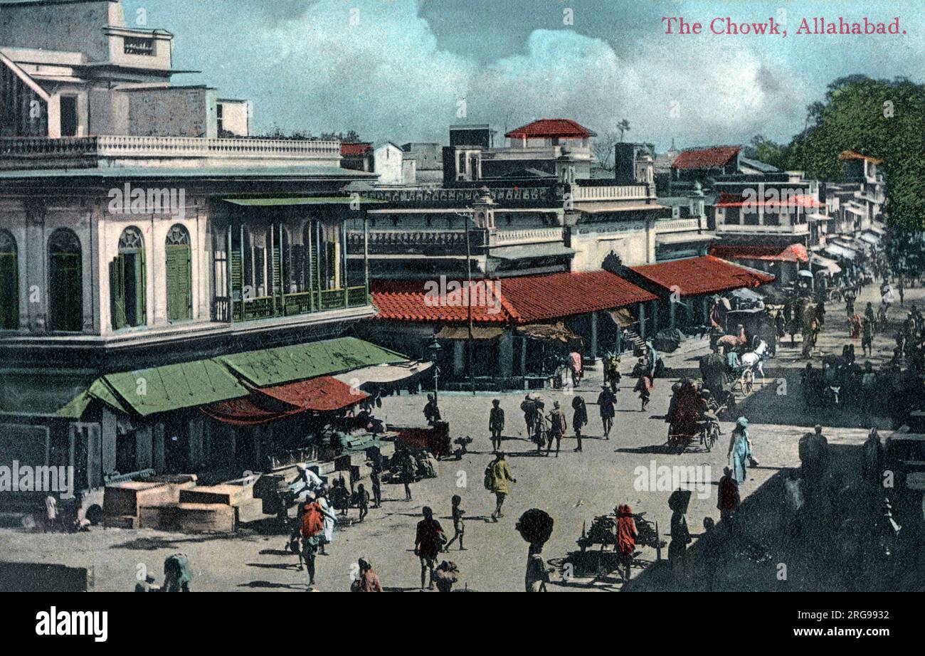 The Chowk (marketplace), Allahabad (Prayagraj), Uttar Pradesh, India ...