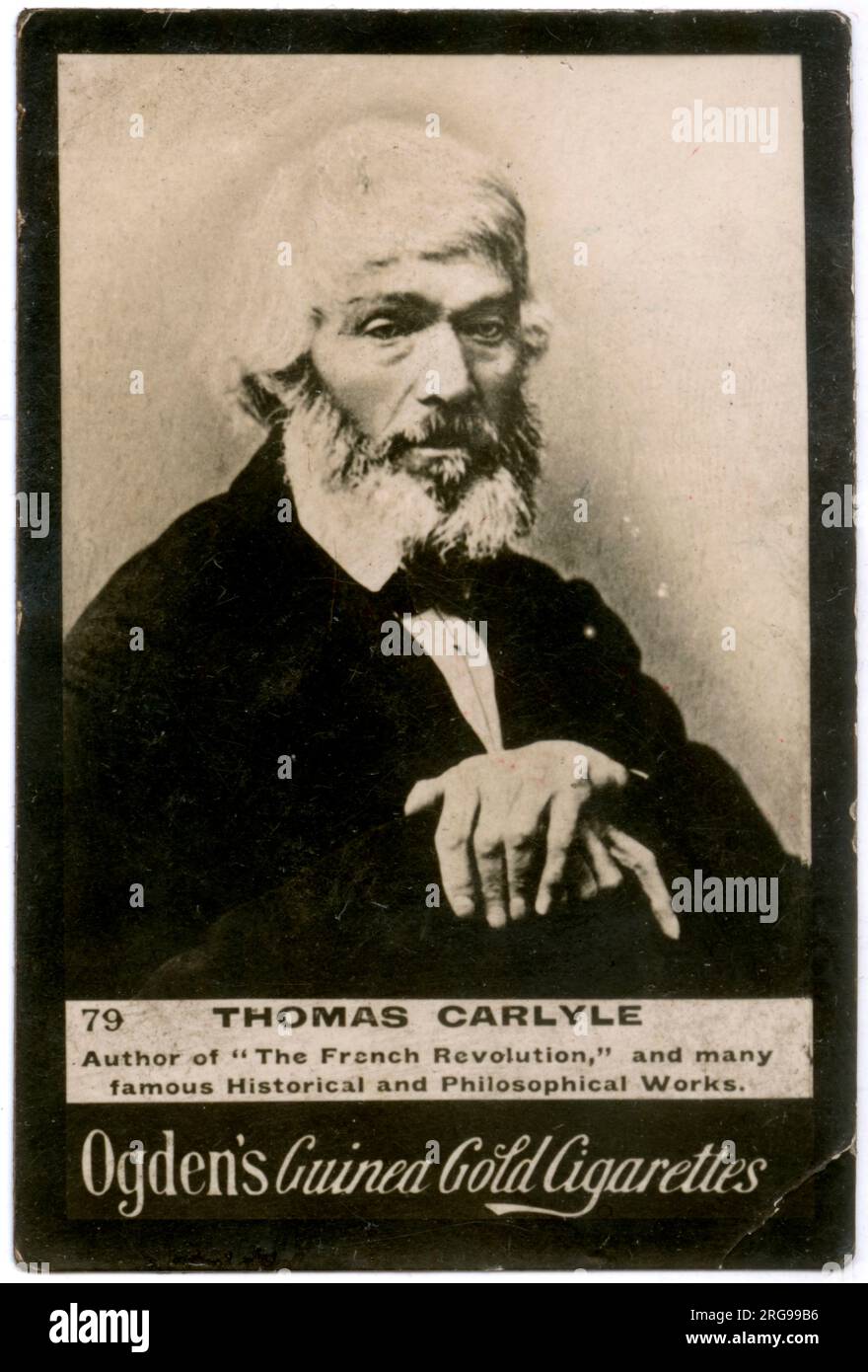 Thomas Carlyle (1795-1881), Scottish author and philosopher Stock Photo ...