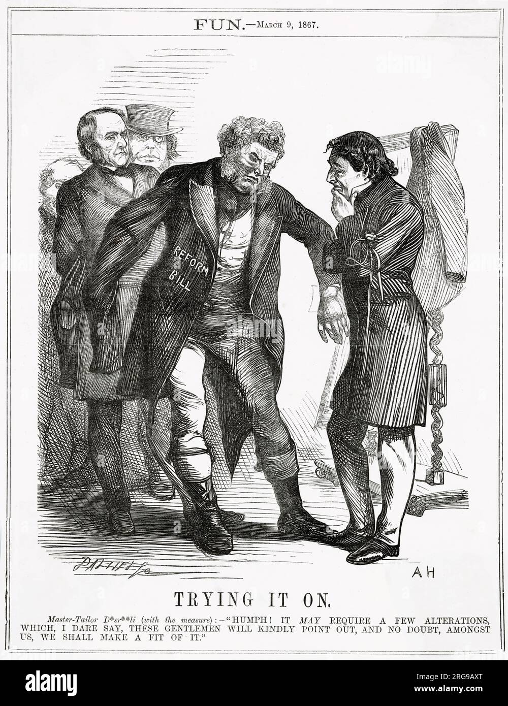 1860s political cartoons hi-res stock photography and images - Alamy