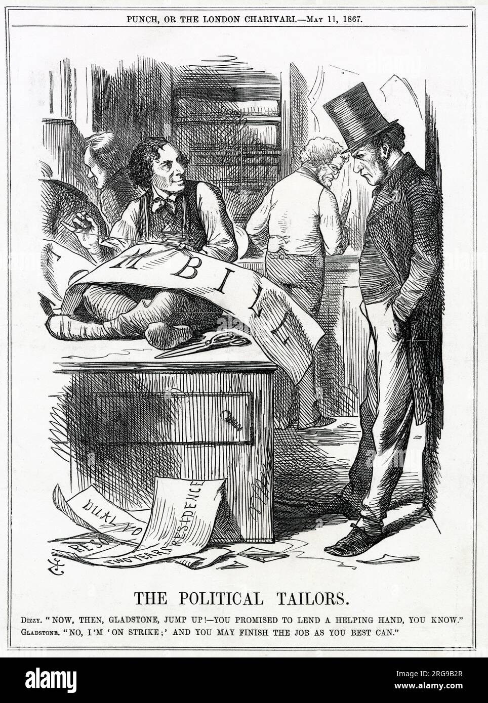1860s political cartoons hi-res stock photography and images - Alamy