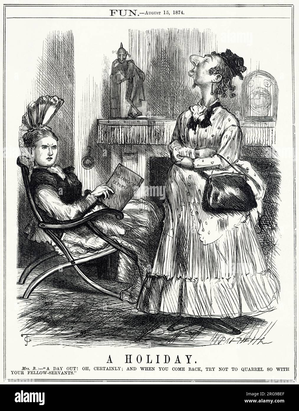 Punch cartoons victorian hi-res stock photography and images - Alamy