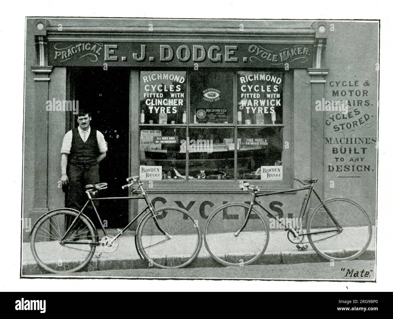 Shop Front, EJ Dodge, Cycle Maker, Melville Street, Sandown, Isle of ...