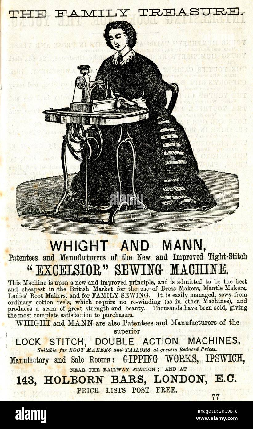 Excelsior sewing machine hi-res stock photography and images - Alamy