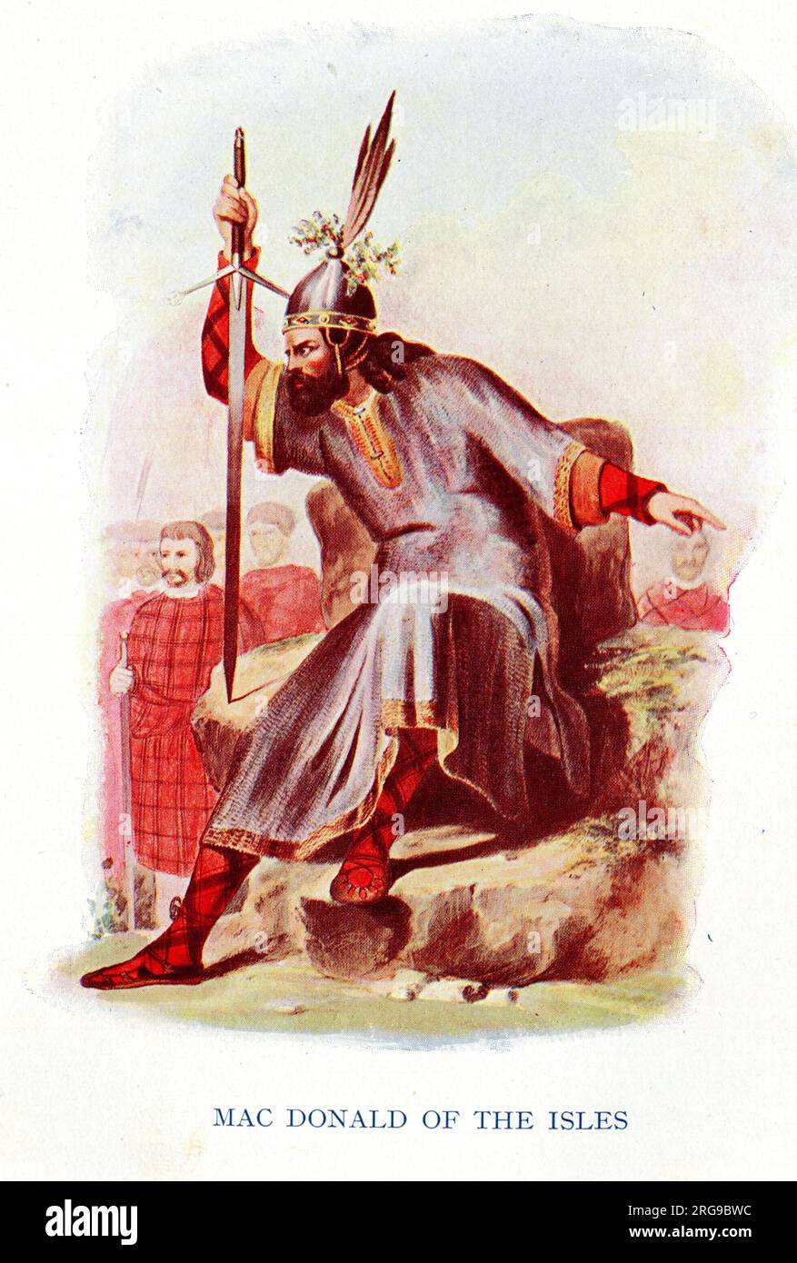 Mac Donald of the Isles, Traditional Costume Scottish Highland Clans ...