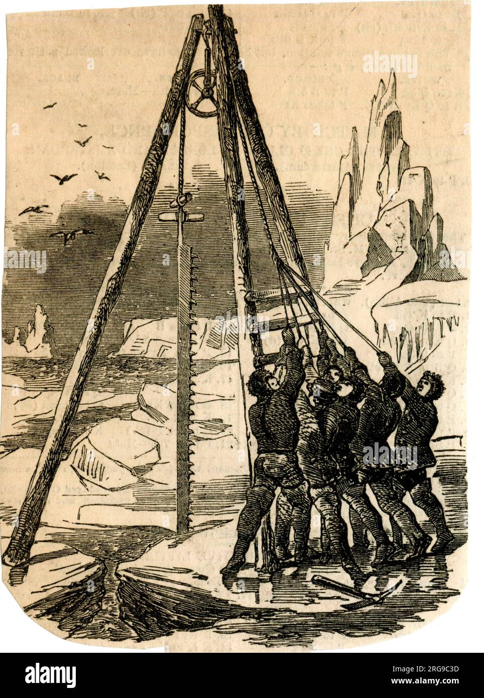 Ice saw historical hi-res stock photography and images - Alamy