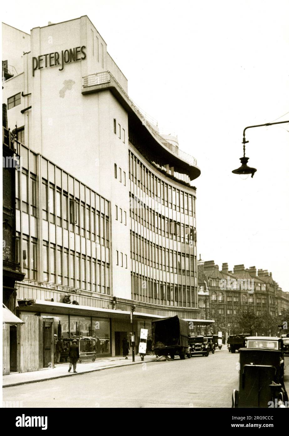 Peter Jones department store, new building, Sloane Square, London Stock ...