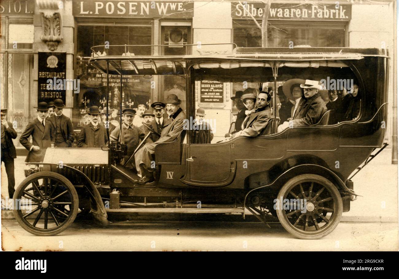 Vintage Charabanc, Hotel Bristol, Berlin, Germany Stock Photo - Alamy